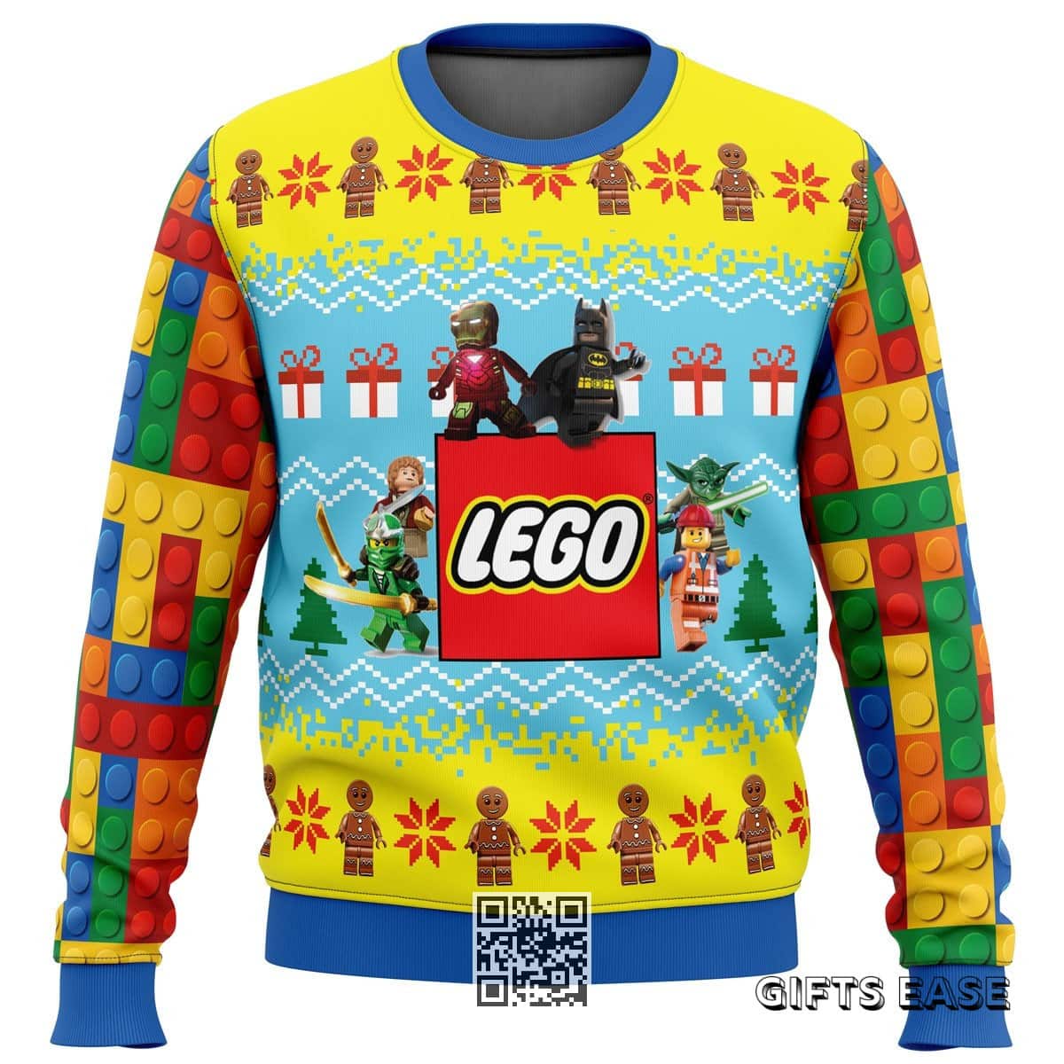 Lego Ugly Christmas Sweater Characters - GiftsEase